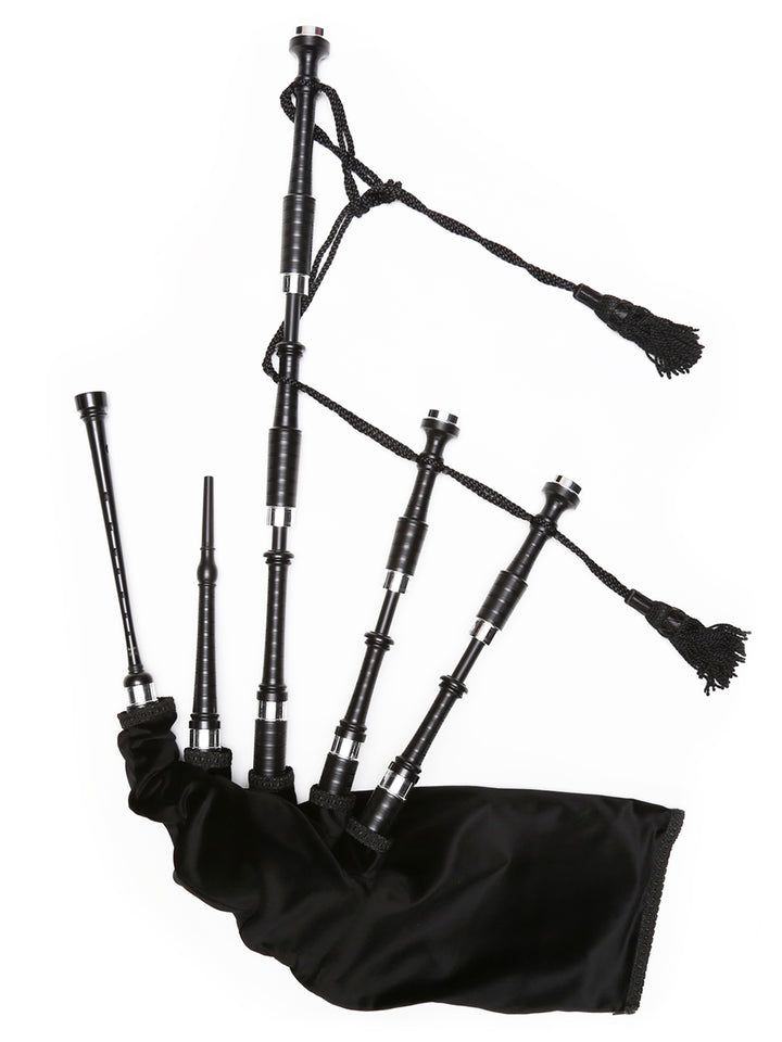 McCallum P1 Poly Bagpipes - Aluminum Mounts