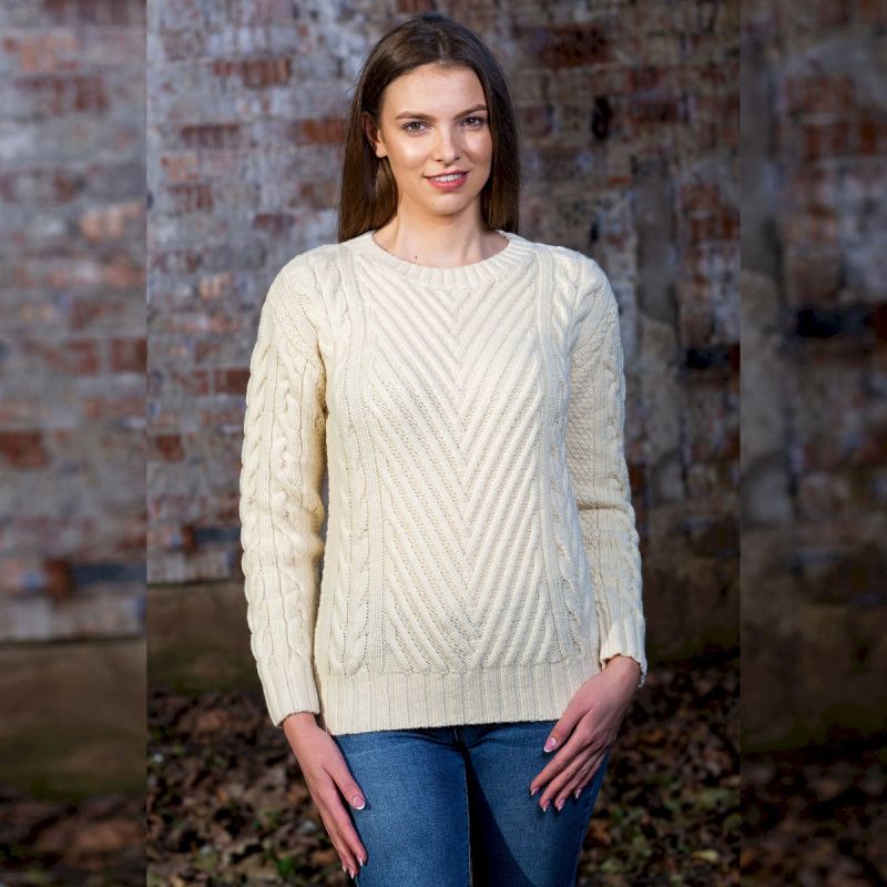 Crew Neck Ribbed Sweater – Warm & Classic Fit