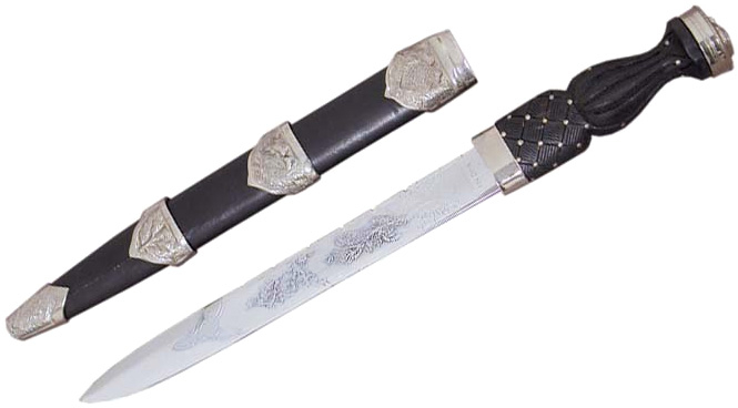 Scottish Dirk Engraved 17 | Atlanta Kilts